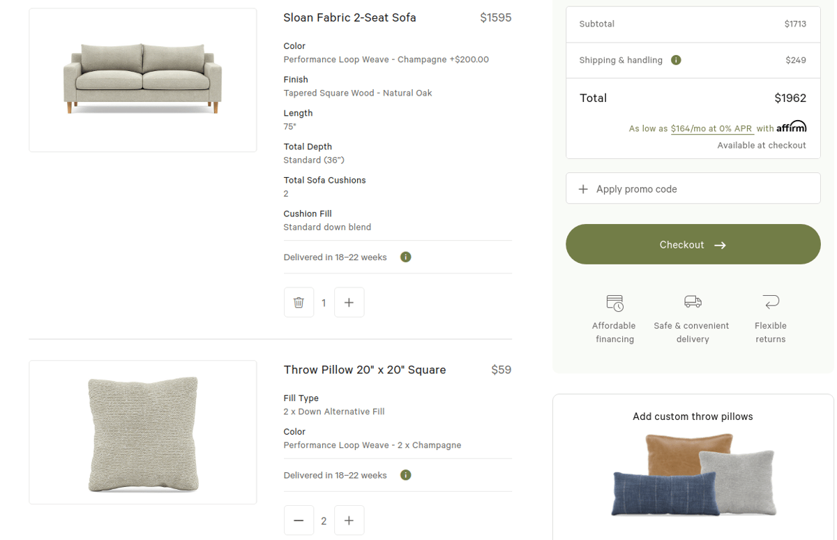 UX Benchmark Study Results From The 3 Leading U.S. Furniture Retailers